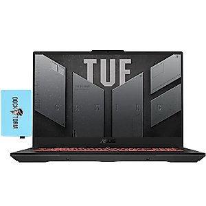ASUS TUF A17 Gaming Laptop 17.3" 144Hz FHD (AMD Ryzen 7 7735HS 8-Core 3.20GHz, 32GB DDR5, 1TB PCIe SSD, GeForce RTX 4050 6GB, RGB KYB, WiFi 6E, BT 5.2, Webcam, Win11H) w/Dockztorm Dock