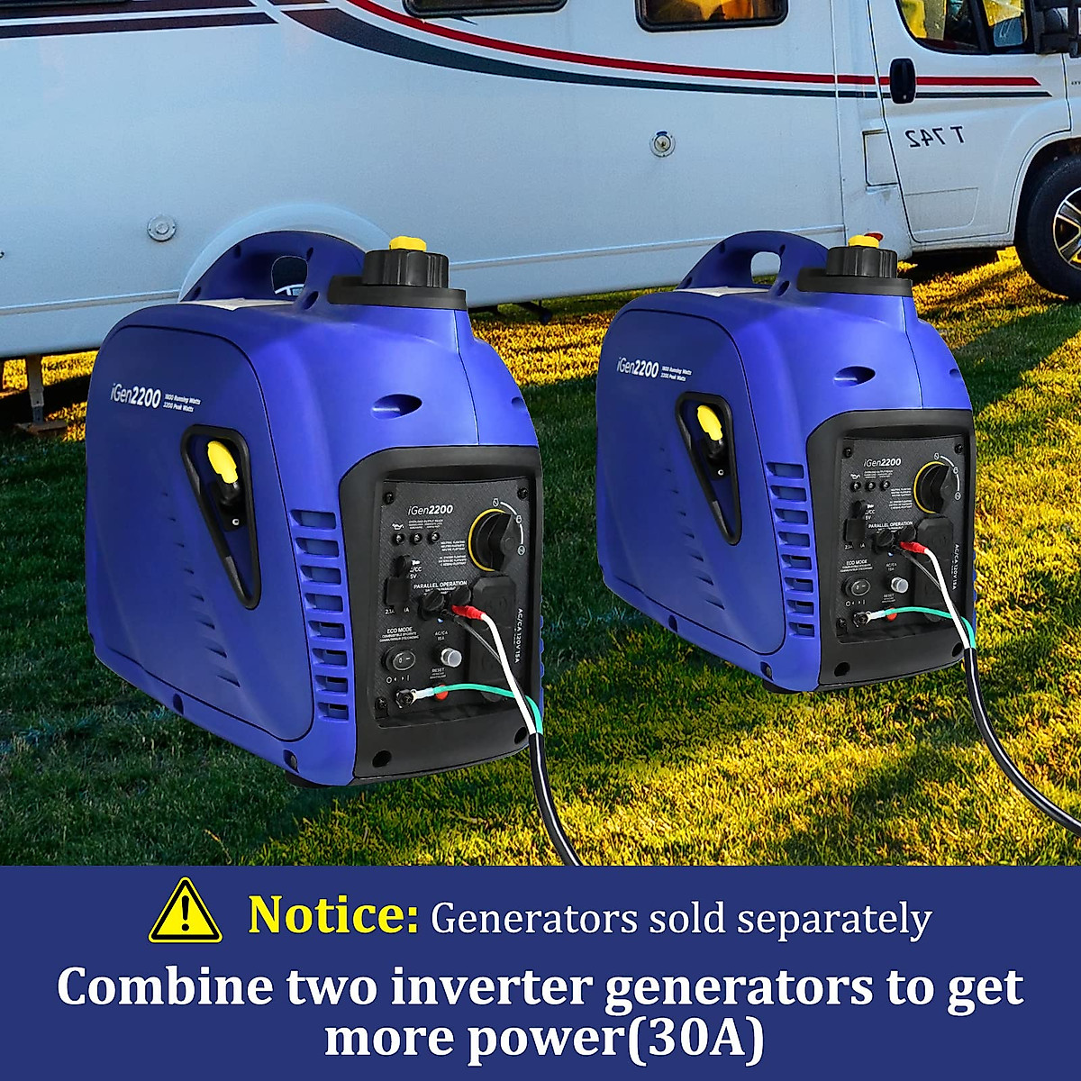 Gsuwhan 30 Amp Inverter Generator Parallel Cord, Compatible with Westinghouse Inverter Generator, 30A