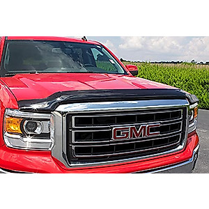 Auto Ventshade [AVS] Bugflector Hood Shield | 2015 - 2020 Ford F - 150 (Excludes Raptor), High Profile, Smoke, 1 pc. | 23243