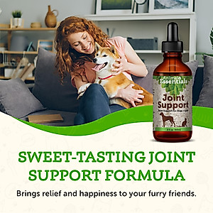 Animal Essentials Joint Support for Dogs & Cats- Joint Supplement, Liquid Joint Formula, Glucosamine, Organic Herbs, Veterinarian Recommended- 2 Fl Oz