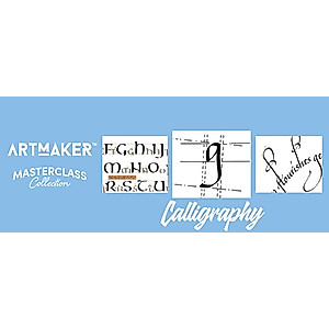 Hinkler Art Maker Masterclass Collection: Calligraphy Art Kit - Beginner to Advanced Calligraphy - Calligraphy Guide - Calligraphy Equipment - Craft Kits - Arts and Craft for Adults