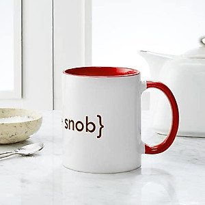 CafePress Coffee Snob Mug Ceramic Coffee Mug, Tea Cup 11 oz