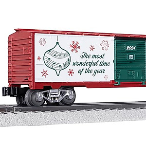 Lionel 2024 Christmas Music O Gauge Model Train Boxcar