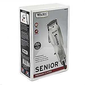 Wahl Professional Senior Clipper for Heavy Duty Cutting, Tapering, Fading and Blending - The Original Electromagnetic Clipper with an Ultra Powerful V9000 Motor - Model 8500