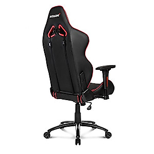 AKRacing Core Series LX Plus Gaming Chair - PU Leather with Steel Frame, Ergonomic, High Backrest, Recliner, Swivel, Tilt, Rocker & Seat Height Adjustment Mechanisms, 5/10 Warranty, Red