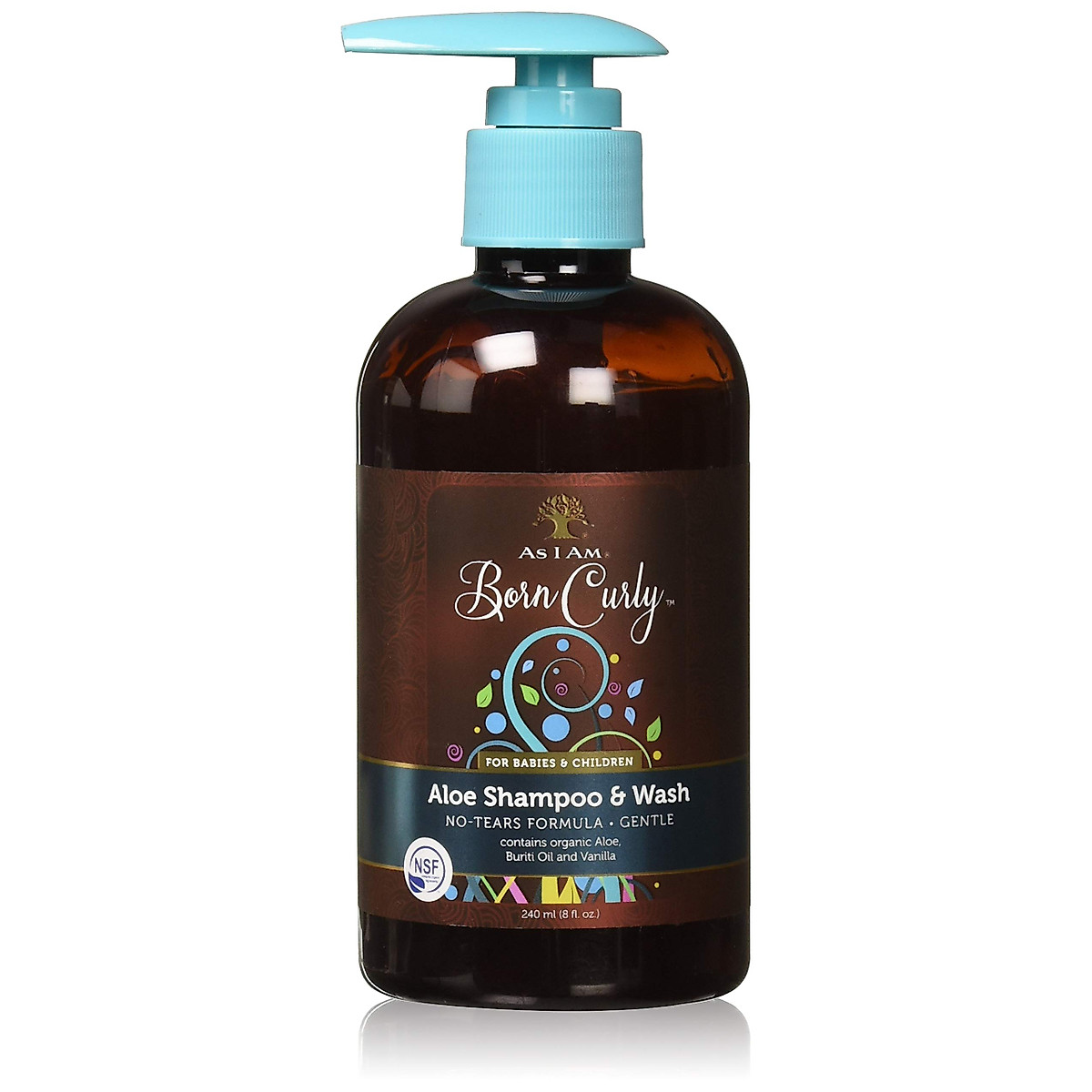I Am Born Curly Aloe Shampoo & Wash - 8 Oz