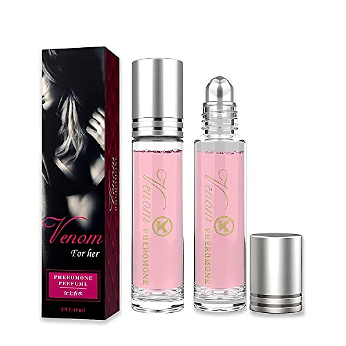 2pc Lunex Ferro Perfume, Ferromont Roll-on Perfume for Women, P_h_e romone Perfume for Women, Ferromont Perfume Oil, Travel Perfume Long Wear, Perfume for Men and Women (Miss)