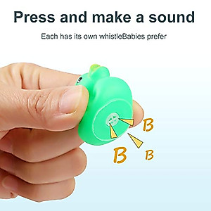 50 Pcs Rubber Ducks Bath Toy, Multicolor Mini Rubber Duck Bulk Float Duck Baby Bath Toy, Shower Birthday Party Christmas Favors Gift (5 Colors)