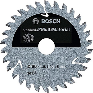 Bosch Professional 2608837752 Standard Blade for Multi Material (85 x 15 x 1.5 mm, 30 Teeth, Accessories: Cordless Circular Saw)