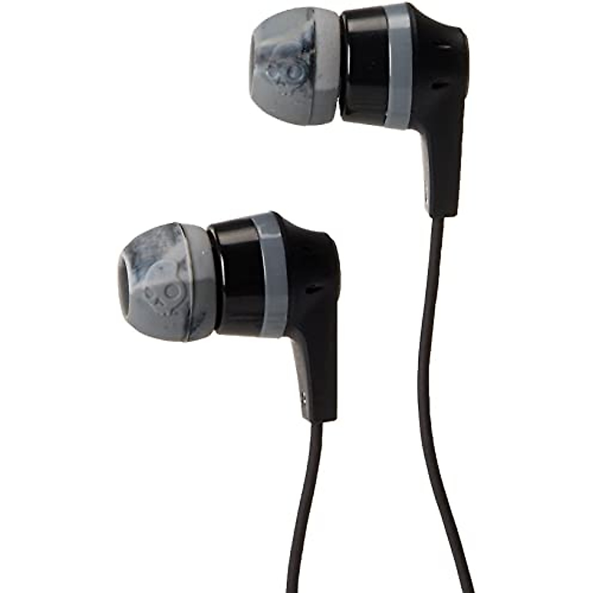 Skullcandy Ink'd+ Bluetooth Wireless Earbuds with Microphone, Noise Isolating Supreme Sound, 8-Hour Rechargeable Battery, Lightweight with Flexible Collar, Non-Retail Packaging - Black (Renewed)
