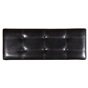 Homelegance Dining Bench, 49-Inch, Western, Dark Brown, Espresso Finish