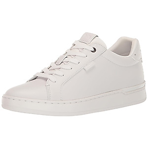 COACH Women's Non Tech Athletic Lowline Low Top Sneaker , Color Optical White, Size 8