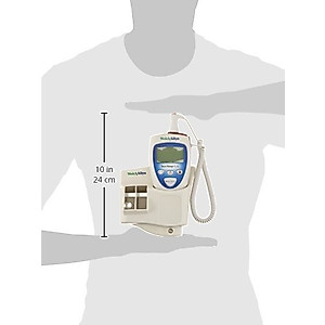 Welch Allyn 01692-201 SureTemp Plus 692 Electronic Thermometer with Wall Mount, Security System with ID Location Field, 4' Cord and Rectal Probe with Probe Well