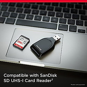 SanDisk 256GB Ultra SDXC UHS-I Memory Card - Up to 150MB/s, C10, U1, Full HD, SD Card - SDSDUNC-256G-GN6IN