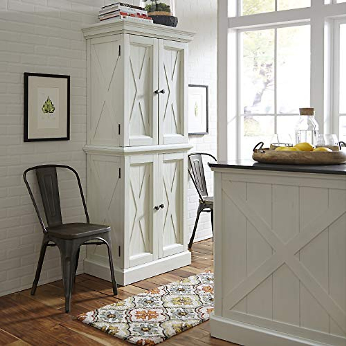 Homestyles Mountain Lodge kitchen-pantries, Off White
