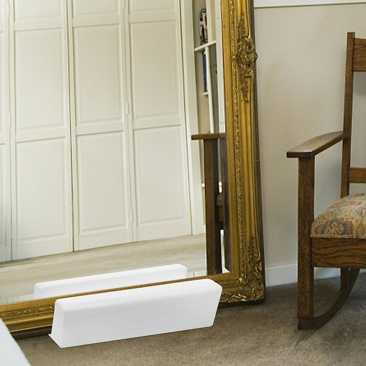 Uonlytech Full Length Mirror Holder Artwork Holder Wooden Art Mount Display Support Mirror Stand Artwork Stand Mirror Support Wood Display Rack Stands for Display Wood Display Holder