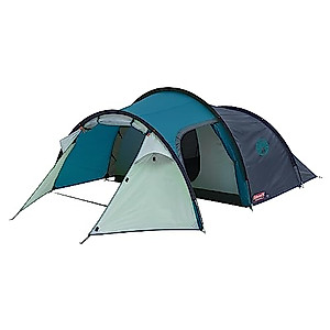 Coleman Cortes 3 Tent, 3 Man Tent, 1 Bedroom Hiking Tent, Absolutely Waterproof Lightweight Camping Tent with Sewn-in Groundsheet, Blue