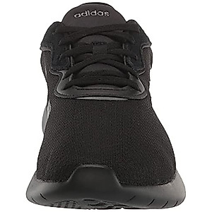 adidas Women's QT Racer 3.0 Running Shoe, Black/Black/Iron Metallic, 9