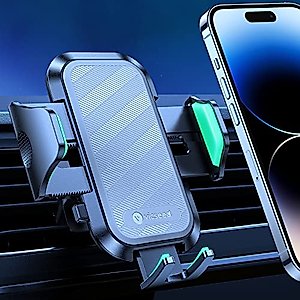 VICSEED Phone Mount for Car Vent [Anti-Slip Silicone Protection][Glow in The Dark] Air Vent Car Phone Holder Mount Ultra-Stable Cell Phone Holder Car Fit for All iPhone & Android