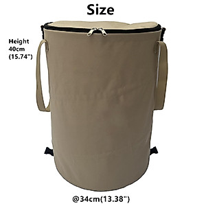 ANTING PRODUCTS Camping Pop up Trash Can, Camping Trash Can Collapsible,Pop up Trash Can with Lid,Collapsible Garbage Can for Camping,Outdoor Travel (Color C)