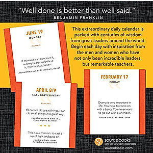2023 Great Quotes From Great Leaders Boxed Calendar: 365 Inspirational Quotes From Leaders Who Shaped the World (Daily Calendar, Office Desk Gift for Him or Her)