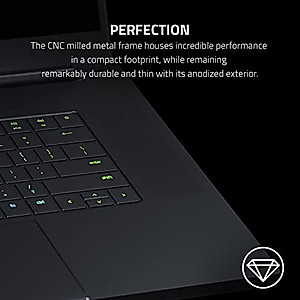 Razer Blade 15 Gaming Laptop: NVIDIA GeForce RTX 3070 Ti - 12th Gen Intel 14-Core i9 CPU - 15.6” QHD OLED 240Hz - 16GB DDR5 RAM, 1TB PCIe SSD - Windows 11 - CNC Aluminum - Chroma RGB - Thunderbolt 4