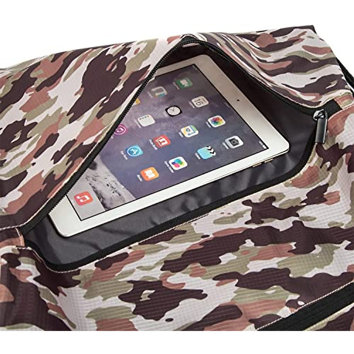 HSYA Drawstring Backpack Water Resistant String Bag with Inside & Outside Zipper Pockets Large Bag Gym Sack Unisex