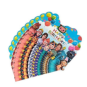 Dicite GOINAOZ 20 pcs cocomel Invitation Cards, cocomel Themed Party Supplies, Birthday Party Supplies.