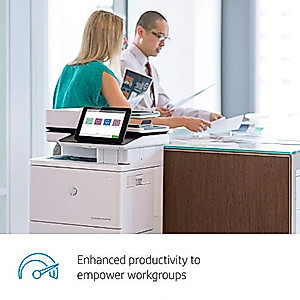 HP Color LaserJet Enterprise Flow Multifunction M578c Duplex Printer with Stapler (7ZU87A)