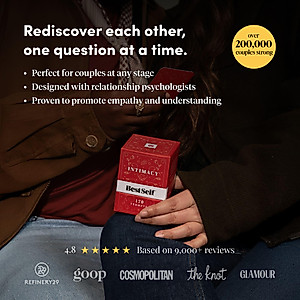 Couples Game Deck by BestSelf ― 150 Engaging Conversation Starters for Couples to Strengthen Their Relationship, Romance, Trust & Openness ― Best Couples Gifts and Couple Game