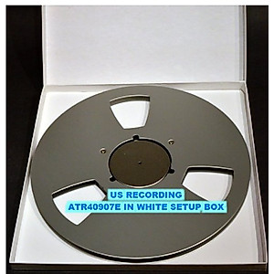 Open Reel Audio Aluminum Alloy Takeup Reel with Natural Stainless Steel Screws for 1/4 Inch Recording Tape by TME- US Recording