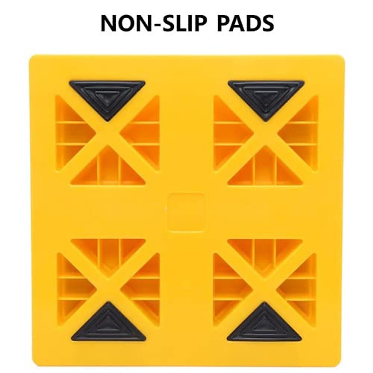 Homeon Wheels Camper Leveling Blocks, Ideal for Leveling Single and Dual Wheels, Heavy Duty Rv Leveling Blocks and Chocks Anti-Slip Pads Design, Camper Levelers 10 Pack with Carrying Bag (WH-102)