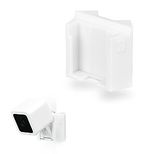 BRAINWAVZ Screwless Corner Mount for Wyze Cam v3 & v4, VHB Stick On - Easy to Install, No Tools Needed, No Mess, No Drilling, Strong Adhesive Mount, White
