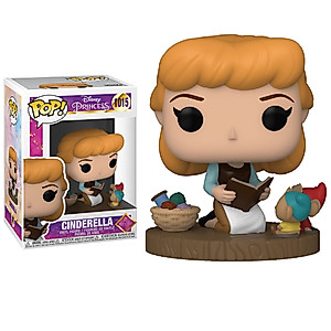 Visit the Funko Store Cinderella Pop Storage Protector Bundle - Figurine 3.75 Inch Classic Character Ultimate Princess Collection with PET Clear Plastic Case for Collectible Vinyl Figures