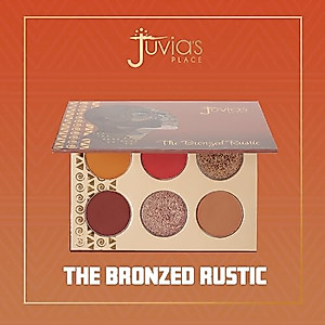 Juvia's Place Golden&Rustic - Shades of 6, Eyeshadow Palette, Professional Eye Makeup, Pigmented Eyeshadow Palette, Makeup Palette for Eye Color & Shine