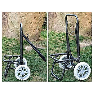 Shopping Trolley on Wheels Multi Function Shopping Cart High Capacity Steel Pipe Trolley/Pull Rod Car Luggage Cart/Collapsible Bag Cart Storage Hand Trucks,#2 ,