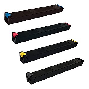 Sharp MX2600N Toner Set (4-Color) eToner Brand MX2600 N Black, Cyan, Yellow, Magenta, MX2600-N Model