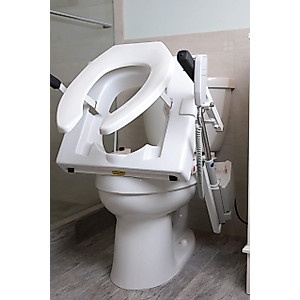 EZ-Access TILT Toilet Incline Lift, Corded Power, Elongated Seat
