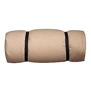 Disc-O-Bed Adult Large Duvalay Luxury Memory Foam Sleeping Pad & Duvet Cappuccino Pattern