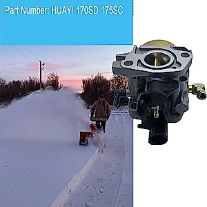 NEW Huayi CARB Snowblower Snow Thrower Carburetor Assembly 170SD 175SC