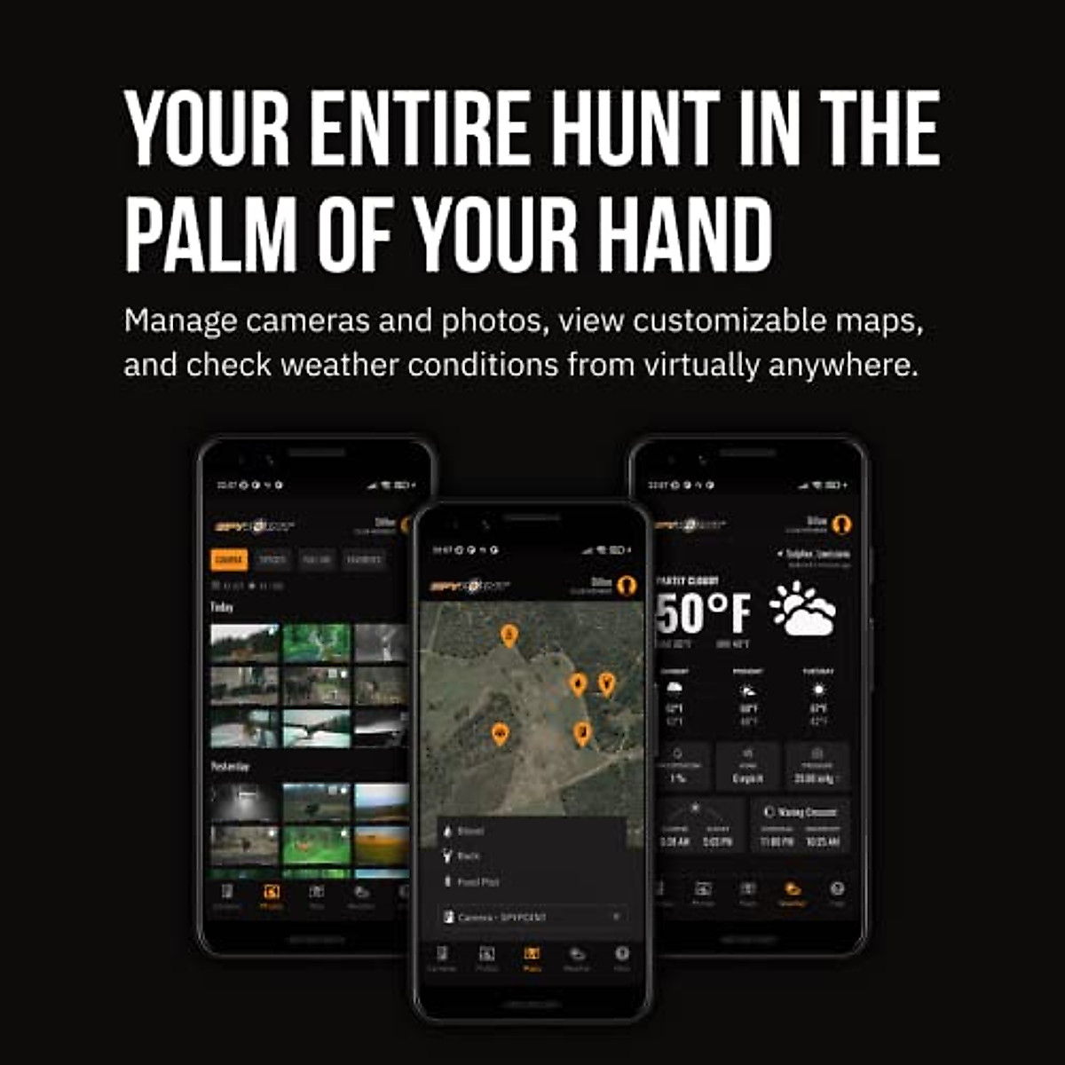 SPYPOINT Flex Dual-Sim Cellular Trail Camera 33MP Photos 1080p Videos with Sound and On-Demand Photo/Video Requests - GPS Enabled with 4 PK Bundles (4 PK Micro Bundle)