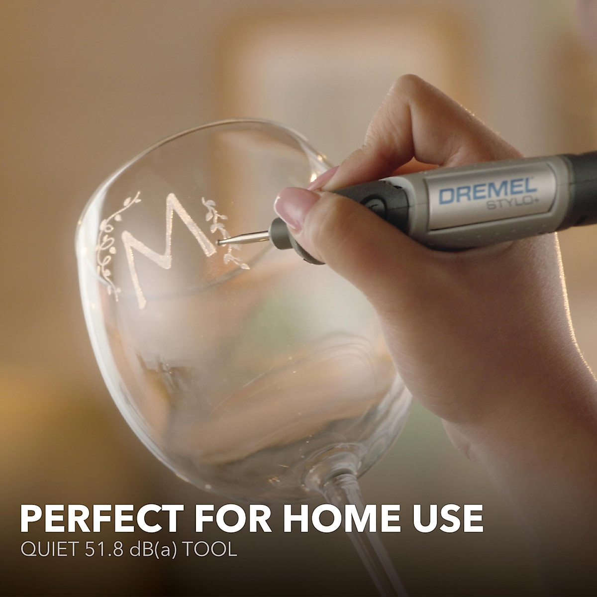 Dremel 2050-15 Stylo+ Versatile Craft Rotary Tool, Wood Carving Detail Tool, Perfect for Glass Etching, Leather Burnishing, Jewelry Making, Polishing, Woodworking and More Craft Projects , Gray