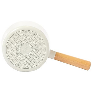 NEOFLAM FIKA Sauce Pan for Stovetops and Induction | Wood Handle and Glass Lid | Made in Korea (7" / 1.7qt)