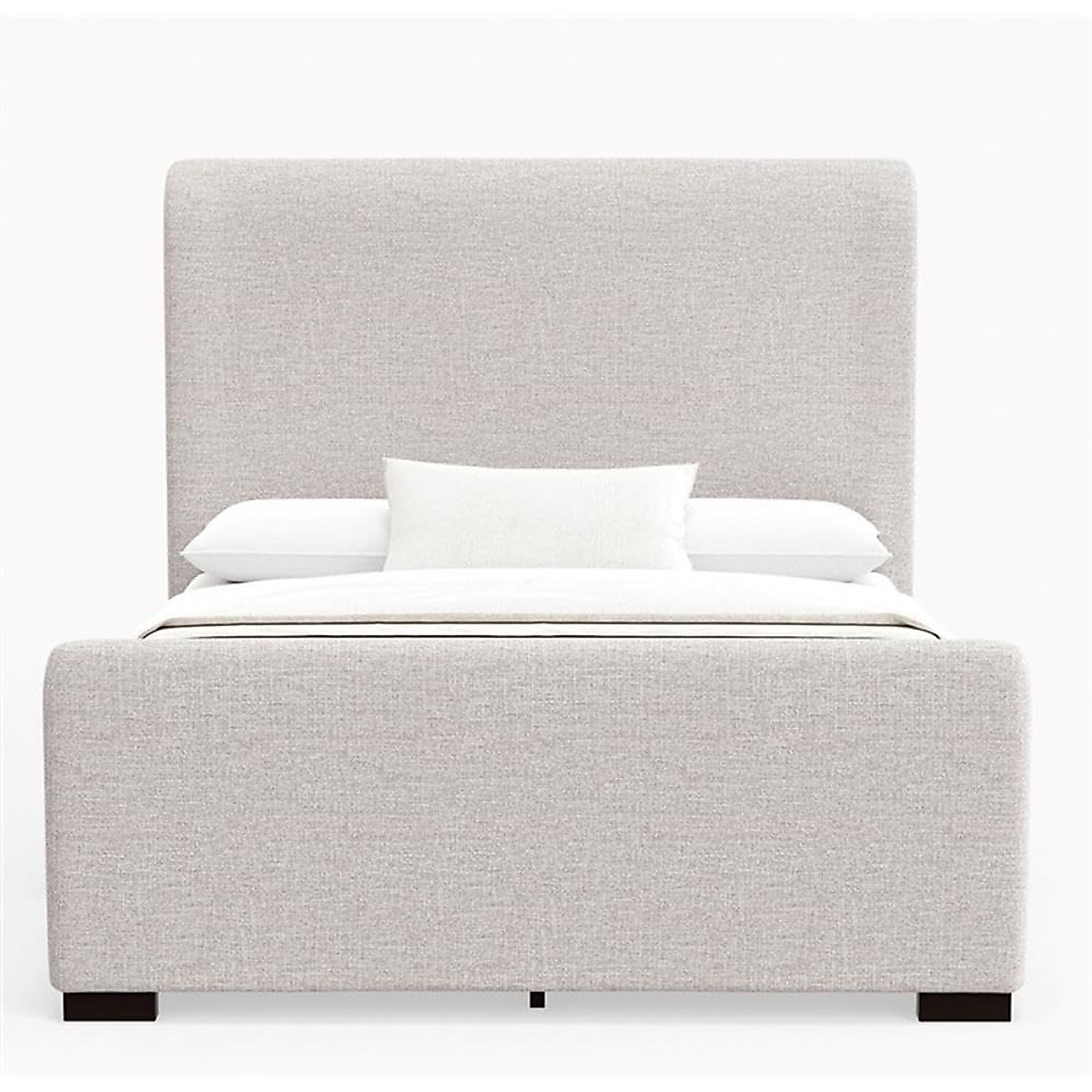 Alpine Furniture Adele Upholstered California King Platform Bed in Beige