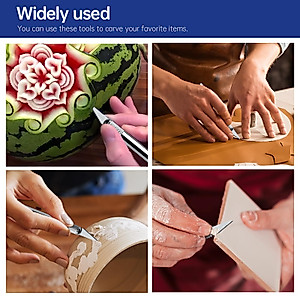 Hobby Knife, Craft Knife, Exacto Knife, Exacto Knife Set, Large Cut-Resistant Gloves,The Choice of Craft Iovers, Perfect Cut And Easy Blade Change