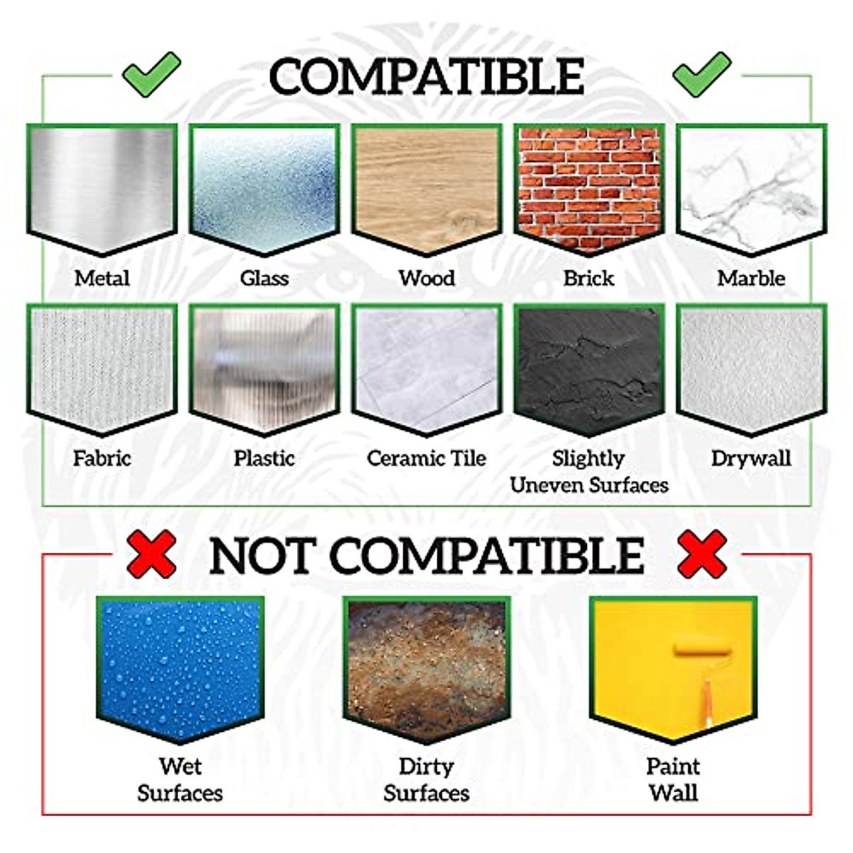 WickedGood Mounting Tape (3/4" x 120"), Double Sided Adhesive Tape, Heavy Duty Indoor & Outdoor Tape, Waterproof (Clear)