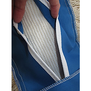 36" Industrial Strength Washable Cotton Dust Mop Refill, Replacement Head for Home & Commercial Use, Fits 36 Inch Frame, Cleans Hardwood, Laminate, Concrete, or Other Floor Systems (36")