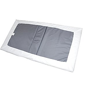 Fitted Bed Sheet for Portable ElanBambino Travel Crib, 23" x 44". Your Baby Will Love The Custom White Cotton Layer of Comfort. Made Exclusively for ElanBambino Mini Portable Cribs (Sold Separately).
