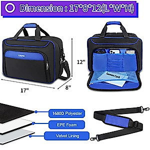 YOREPEK Travel Case for PS5, Carrying Case Compatible with Playstation 5 Console Controller, Protective Storage Bag for PS 5 Disk Digital Edition, Games, Headset and Gaming Accessories
