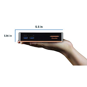 Shuttle Mini PC Intel i3 Windows 10 Home | 8GB RAM | 240GB SSD | Mini Desktop Computer | HDMI, Mini DisplayPort | | Wi-Fi 2.4/5G | Bluetooth | Gigabit Ethernet | 4K Supported | SD Card Reader